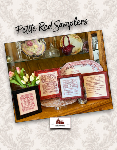 Petite Red Samplers | Red Barn Samplers – Liberty Hill Needleworks, LLC