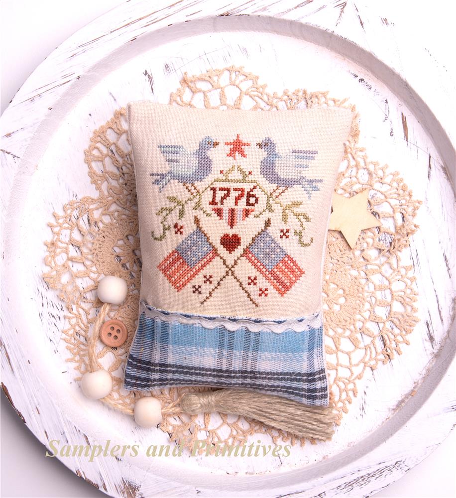 Liberty Doves | Samplers and Primitives – Liberty Hill Needleworks, LLC